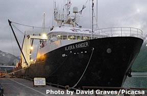 Alaska Ranger fishing vessel sinking near Dutch Harbor