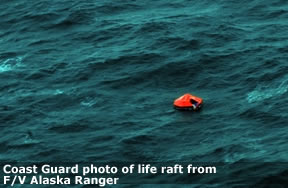 Search on for crewman missing from Alaska Ranger